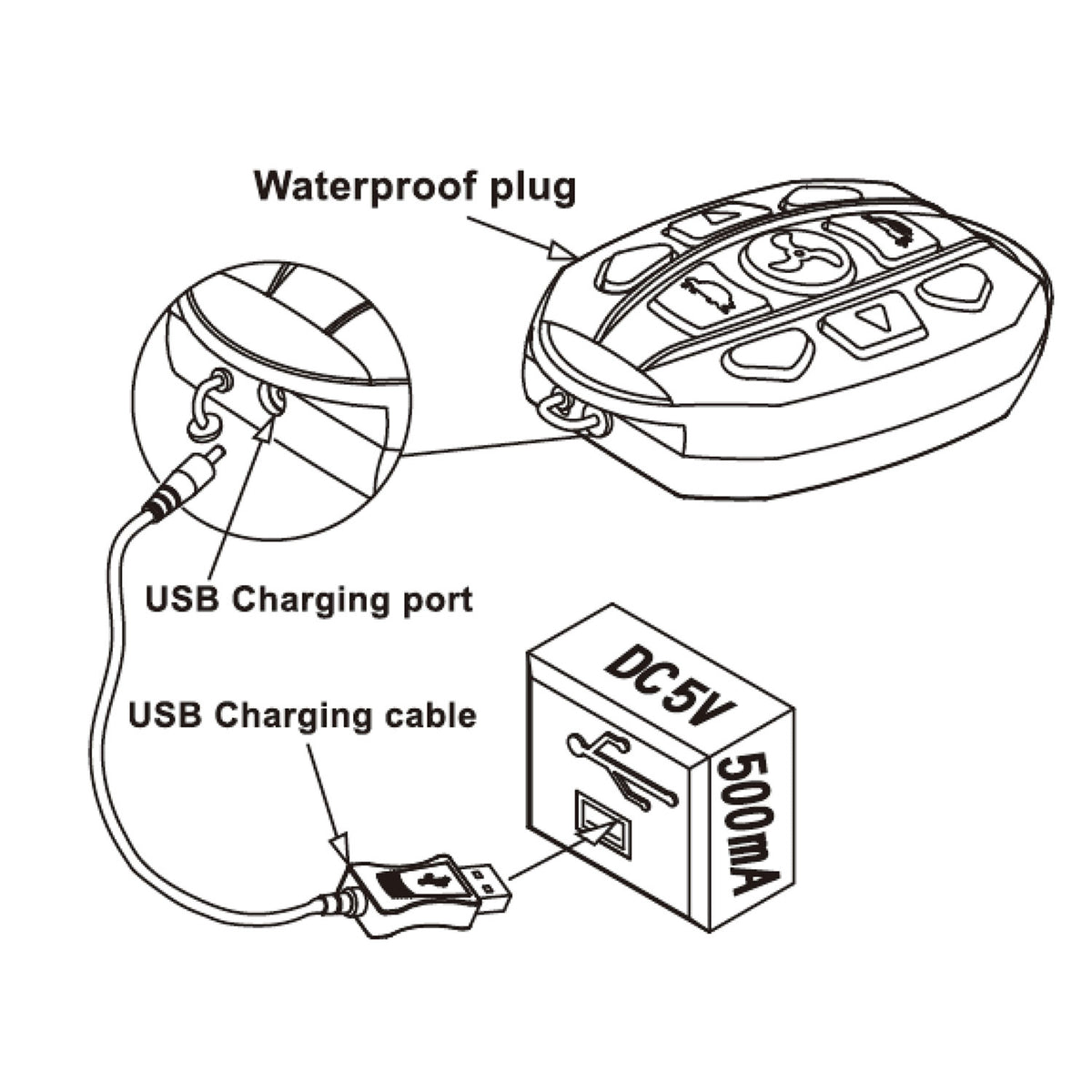 AQUOS Black Haswing Cayman trolling motor accessories 2.4G Version Rem ...